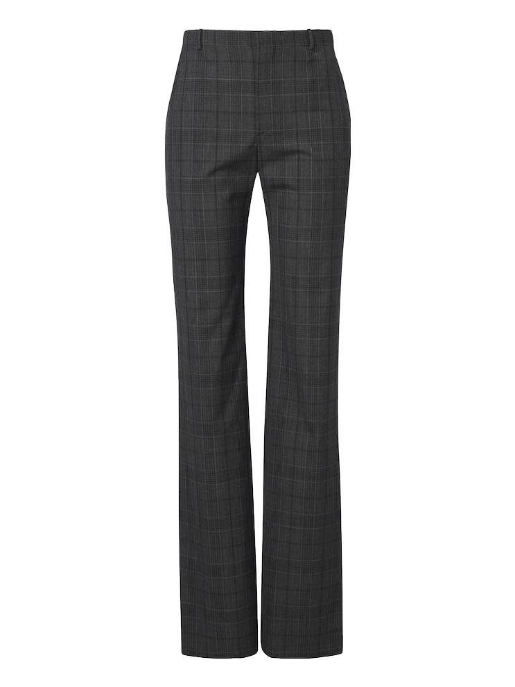 GUCCI Gucci Checked Wool Straight-Leg Trousers