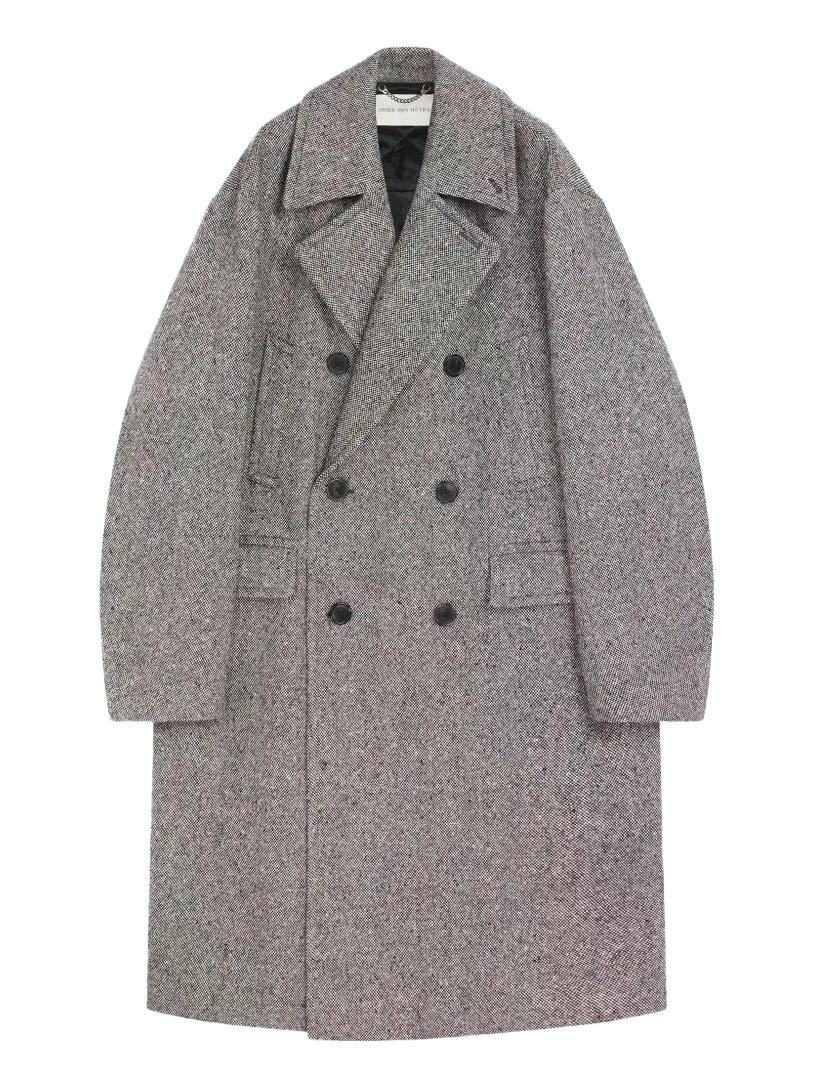 DRIES VAN NOTEN DRIES VAN NOTEN Oversized Wool Tweed Coat