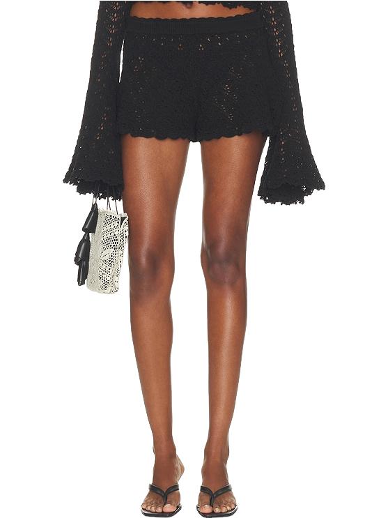 TULAROSA TULAROSA Zaylee Open Stitch Shorts