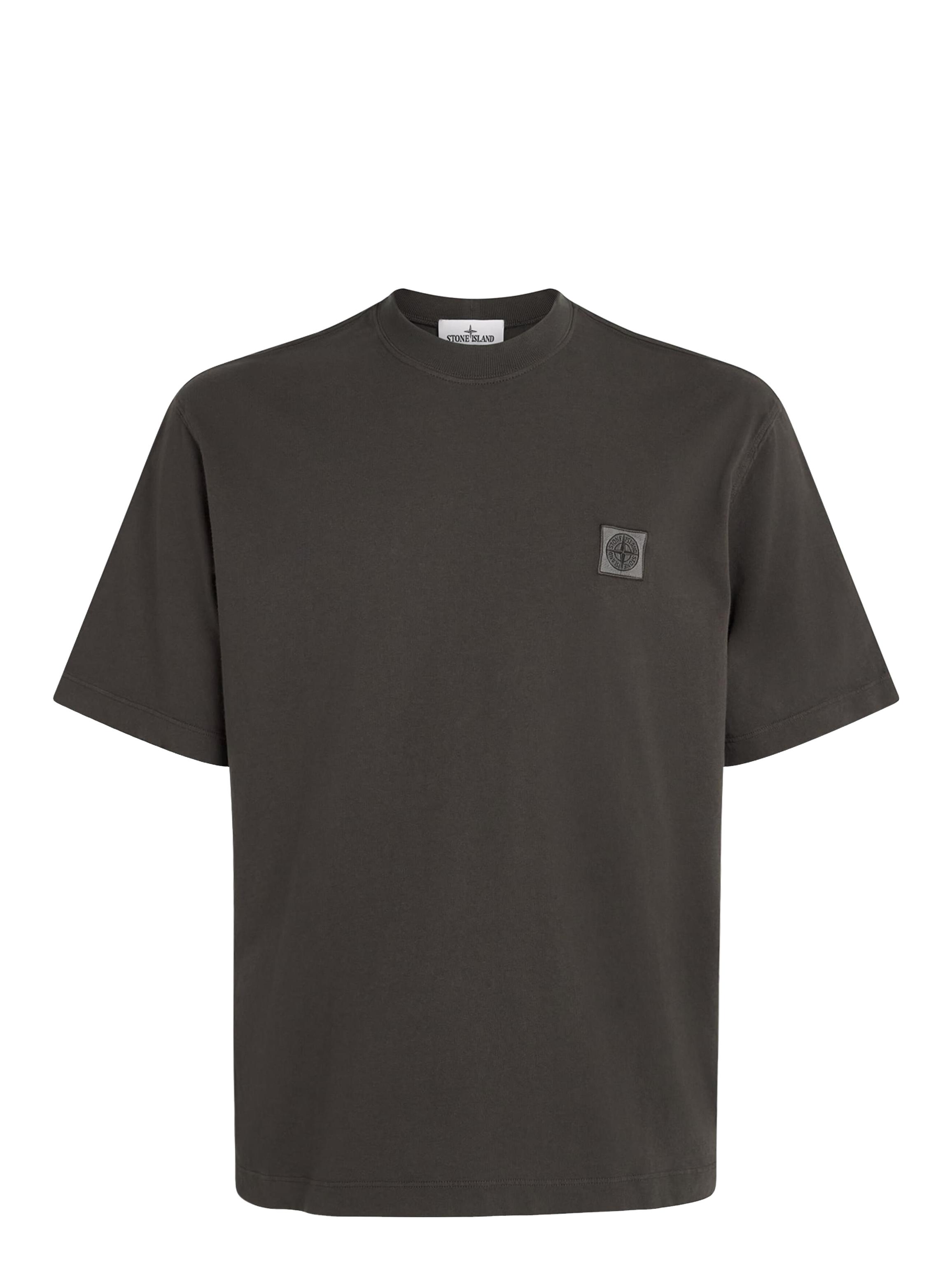 STONE ISLAND cotton logo t-shirt