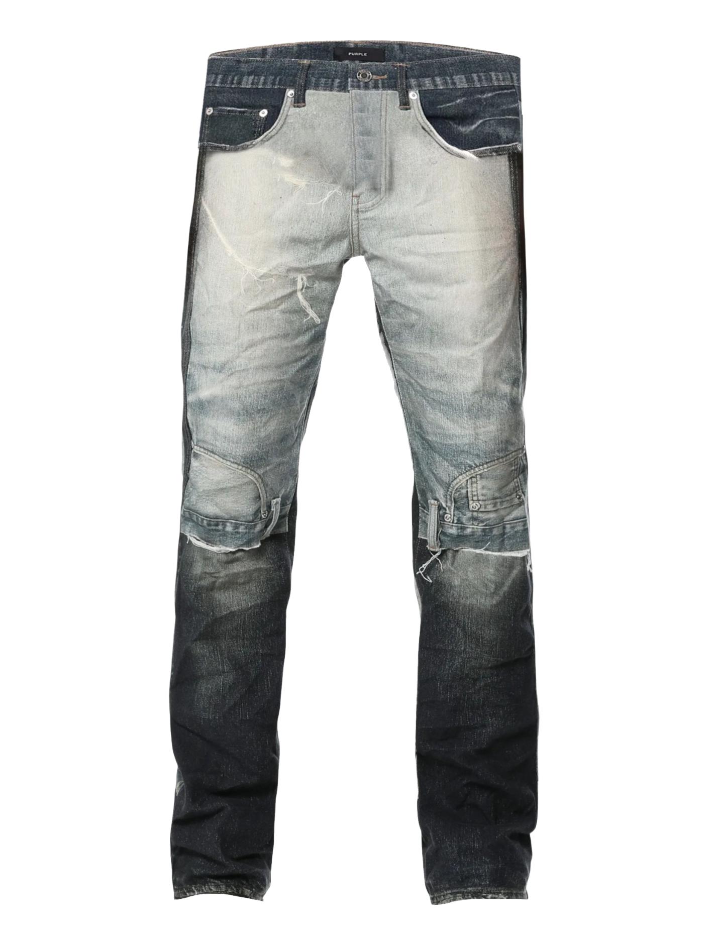 PURPLE BRAND PURPLE BRAND Patchwork Distressed Jeans