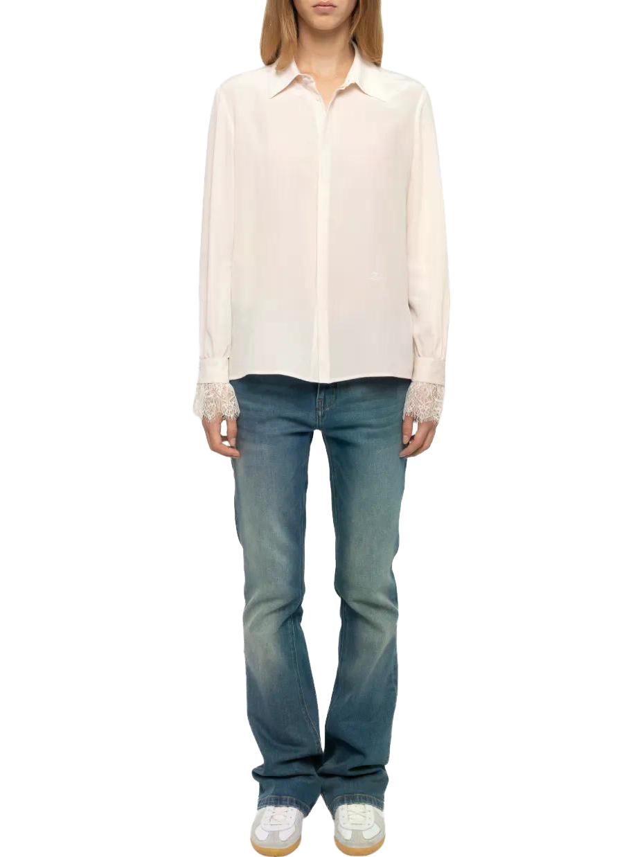ZADIG&VOLTAIRE Zadig&Voltaire Silk Shirt with ZV Embroidery