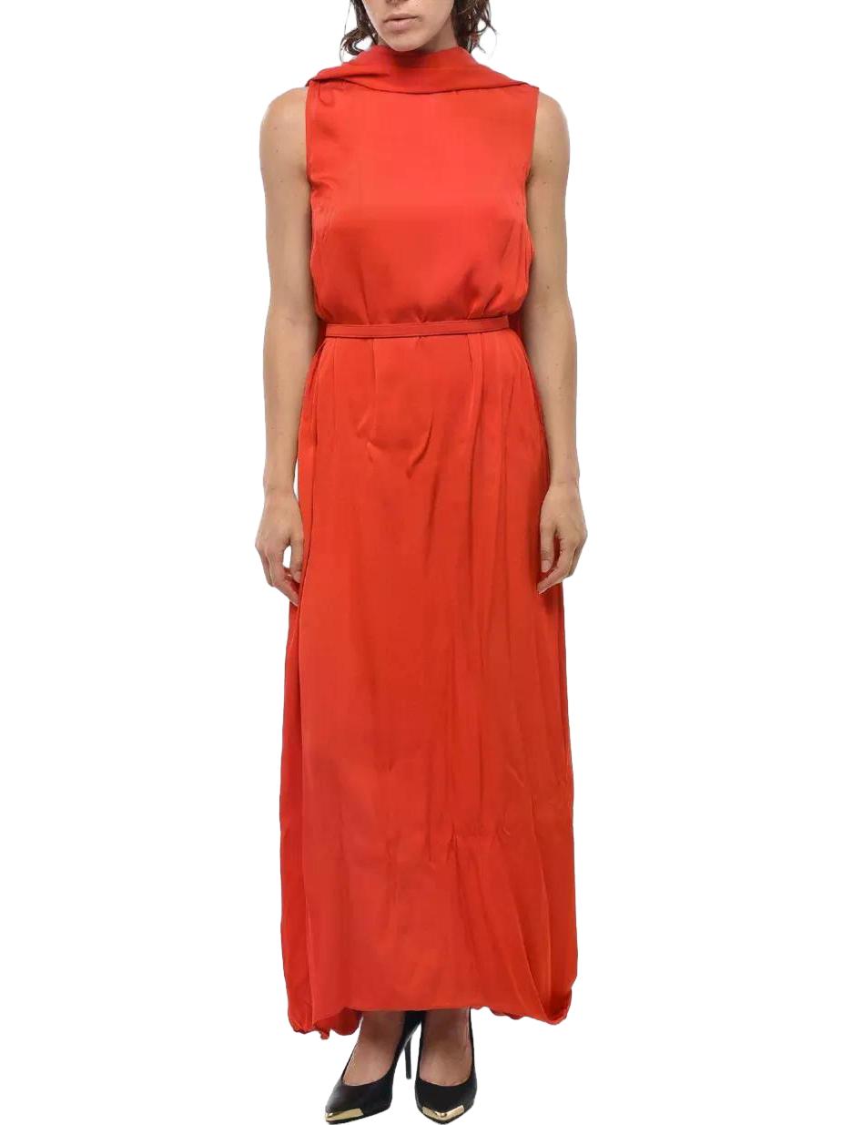 STELLA MCCARTNEY Stella McCartney Sleeveless Belted Maxi Dress