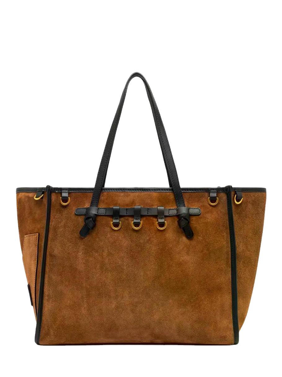 AMI Boston Suede Tote Bag