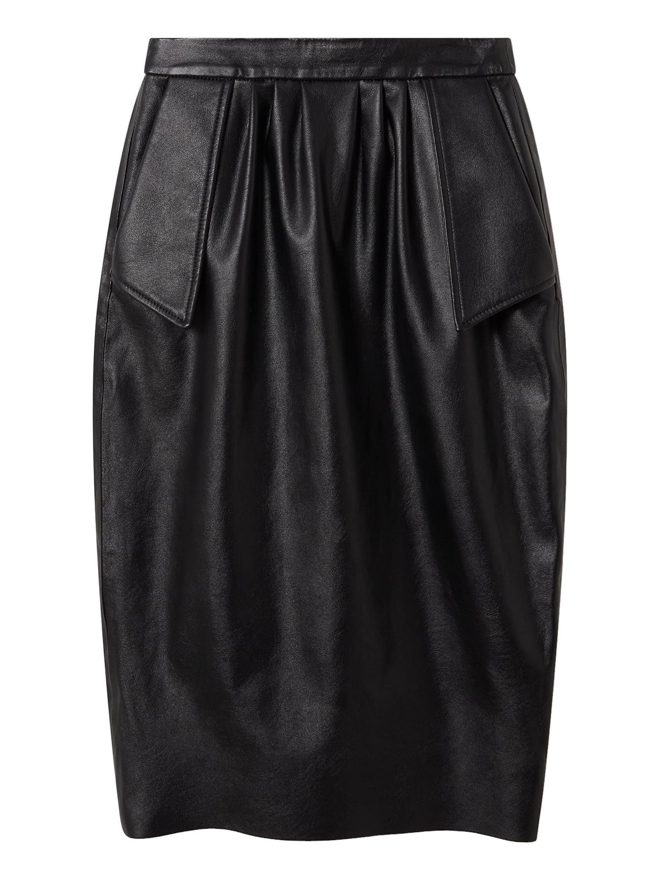 STELLA MCCARTNEY Stella McCartney Vegan Leather Midi Skirt