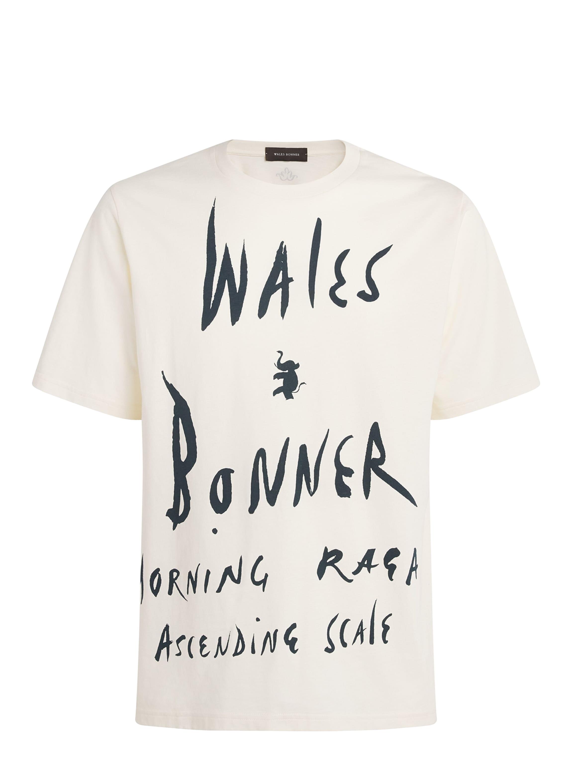 WALES BONNER cotton raga t-shirt