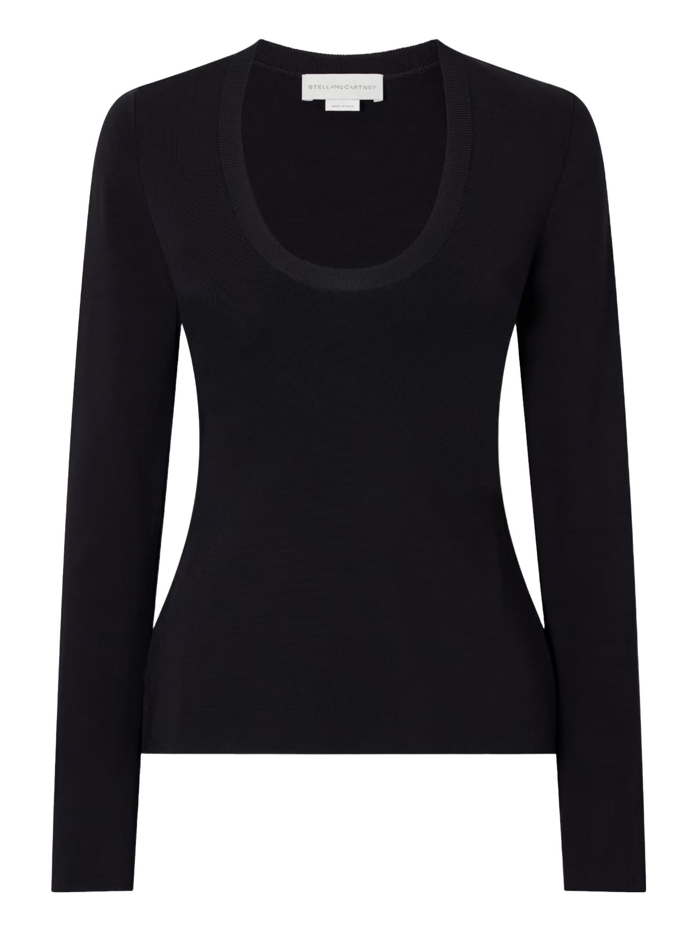 STELLA MCCARTNEY Stella McCartney Scoop Neck Fine Knit Top