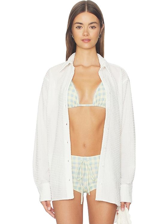 HUNZA G Hunza G Resort Shirt - White