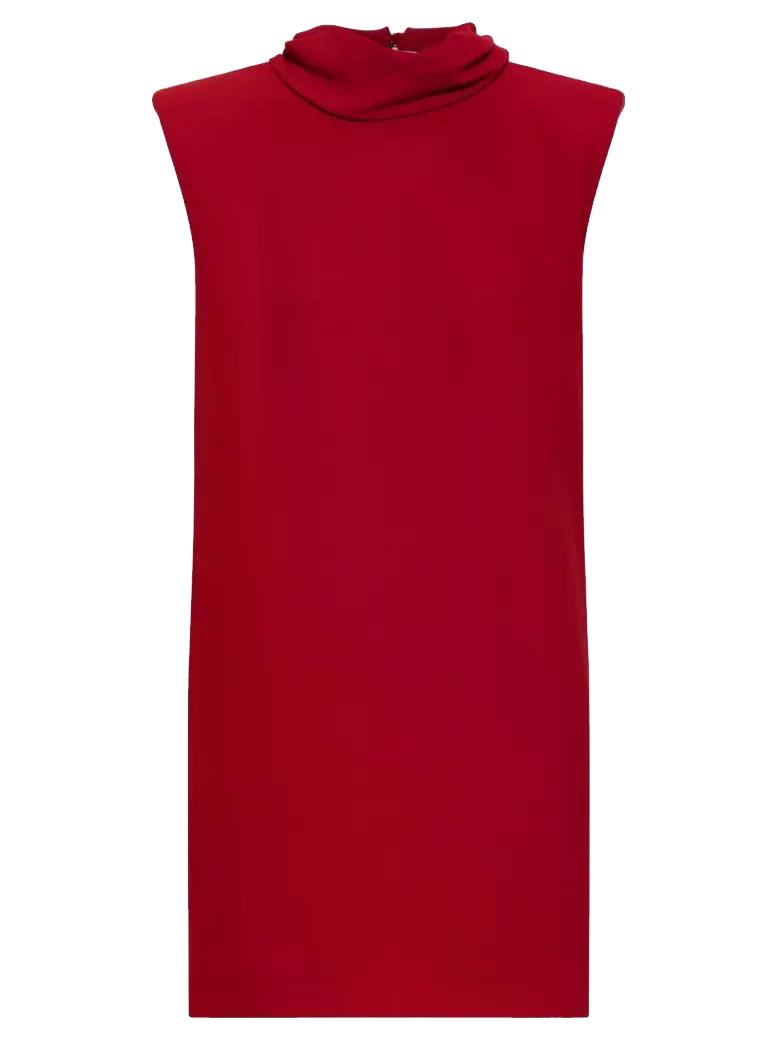 VALENTINO Valentino Garavani Silk High Neck Sleeveless Dress