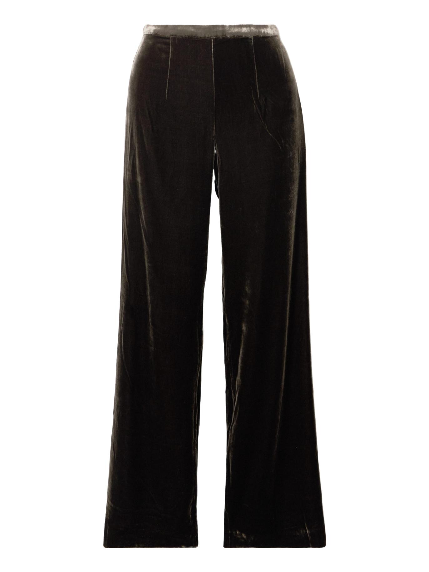 LE KASHA Le Kasha Velvet Wide-Leg Pants