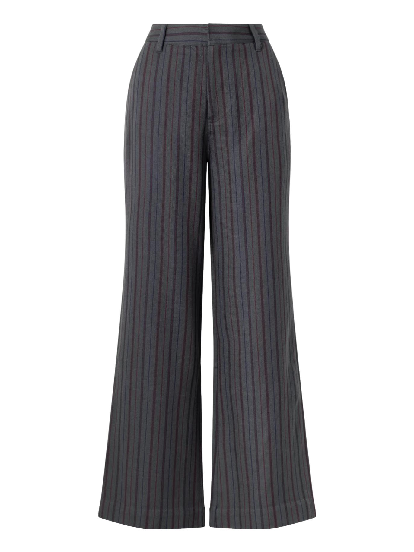 THE ELDER STATESMAN The Elder Statesman Striped Wool and Cashmere-Blend Twill Pants