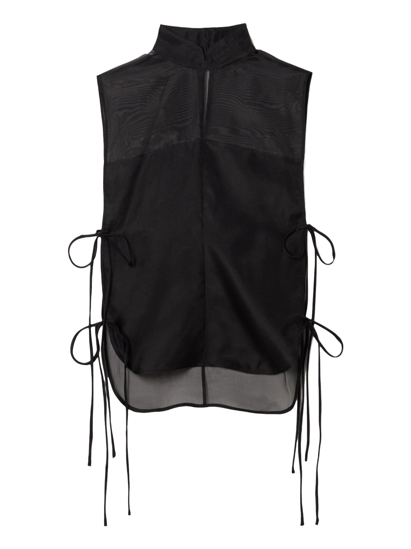 LE KASHA Le Kasha High-Waisted Wide-Leg Sheer Organza Pants