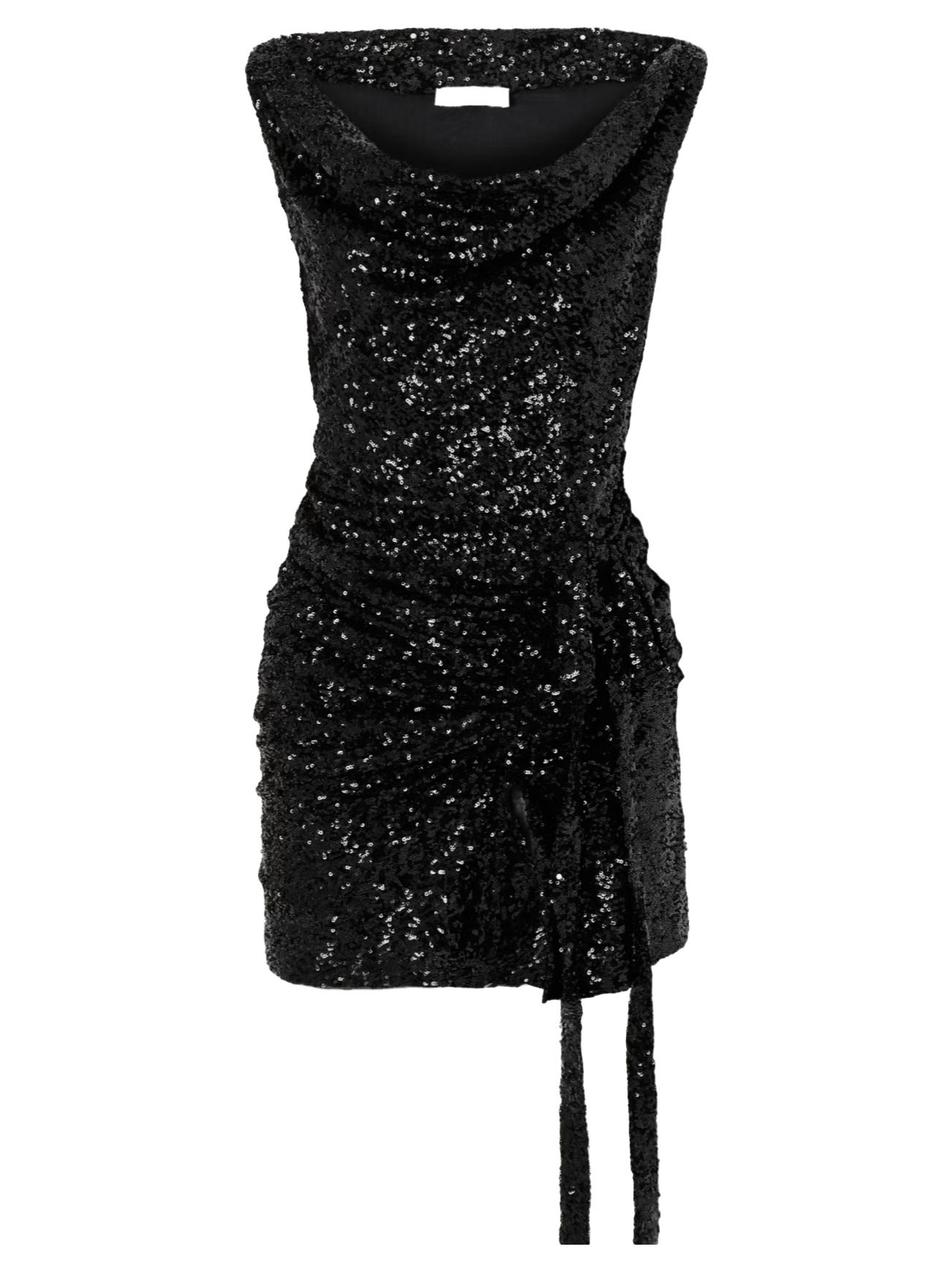PACO RABANNE Paco Rabanne Sequin Mini Dress with Bow Detail