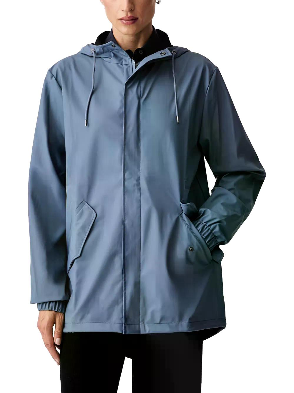 RAINS Rains Hooded Fishtail Coat