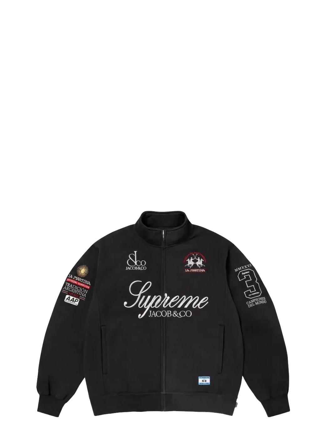Supreme X La Martina X Jacob & Co Zip-Up Sweatshirt - Red - 30