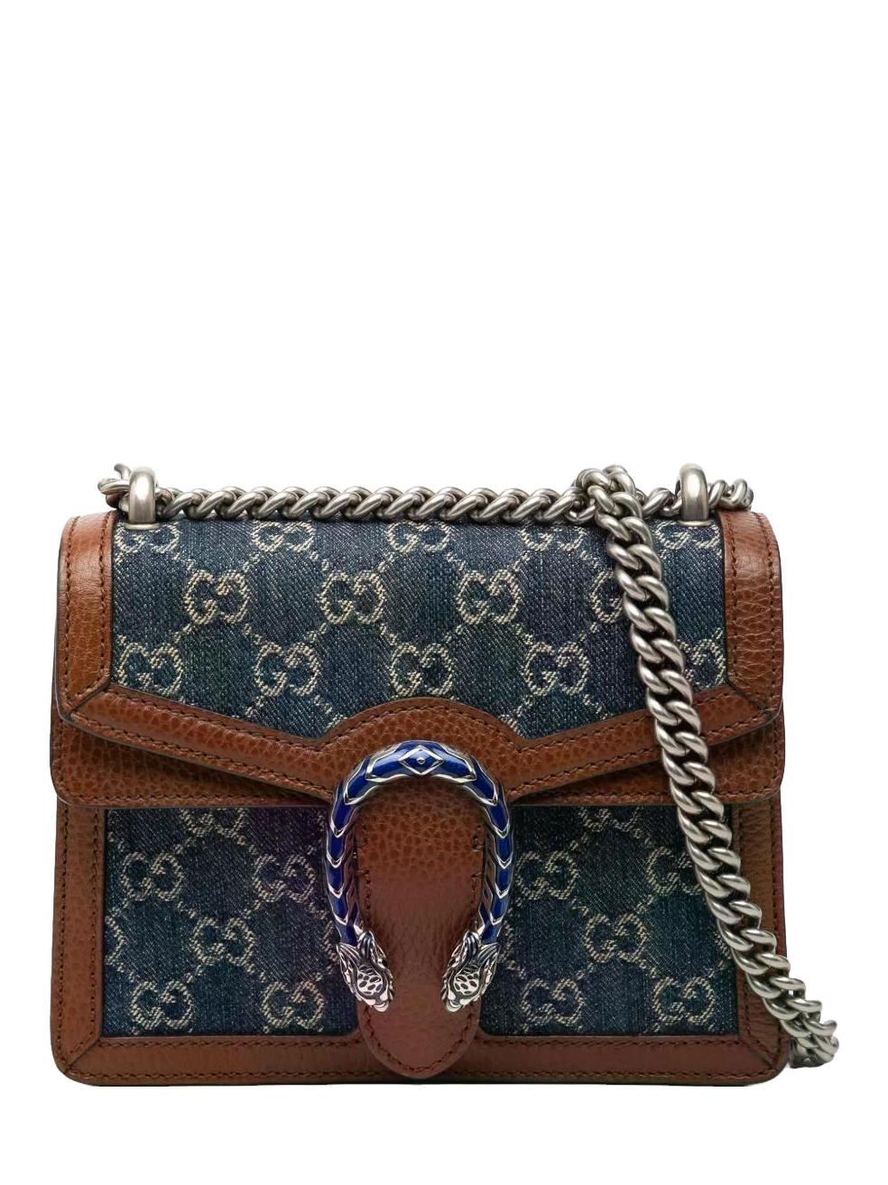 GUCCI Gucci GG Denim Dionysus Crossbody Bag