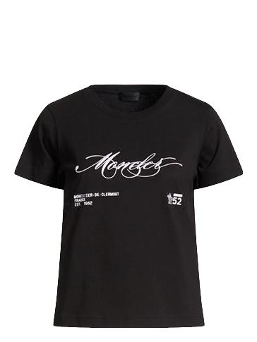 MONCLER MONCLER Cotton Jersey T-Shirt with Embroidered Logo