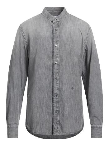 JACOB COHEN man denim shirt charcoal size l cotton