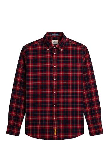 B.D.BAGGIES b. d.baggies man shirt red size l cotton