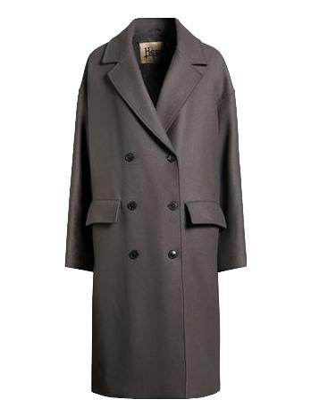 HERNO HERNO Recycled Wool & Polyamide Double-Breasted Coat