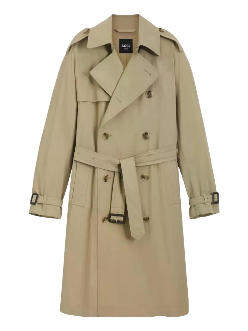 BOSS BOSS Double-Breasted Trench Coat