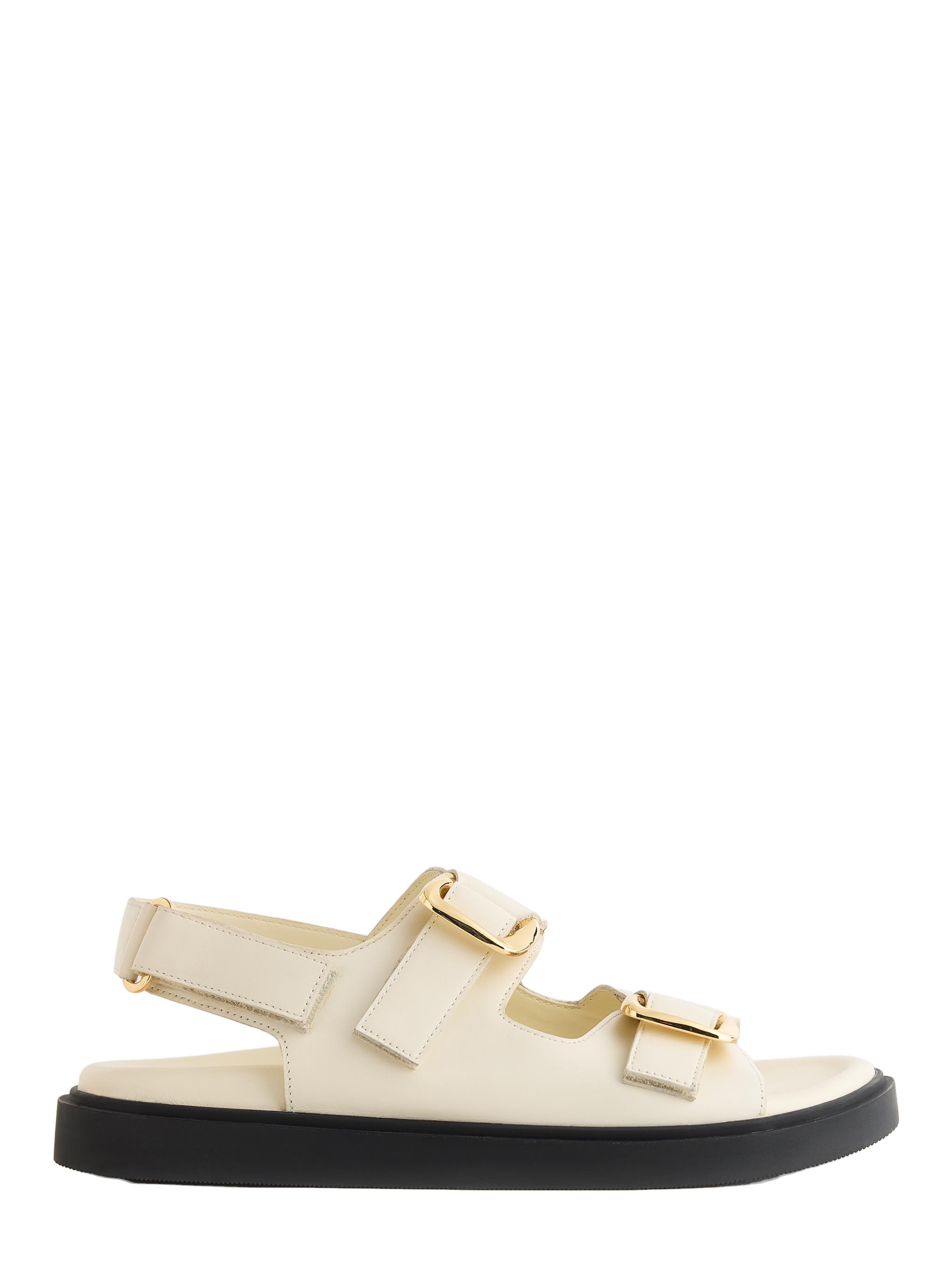 QUINCE QUINCE Italian Leather Slingback Sandals
