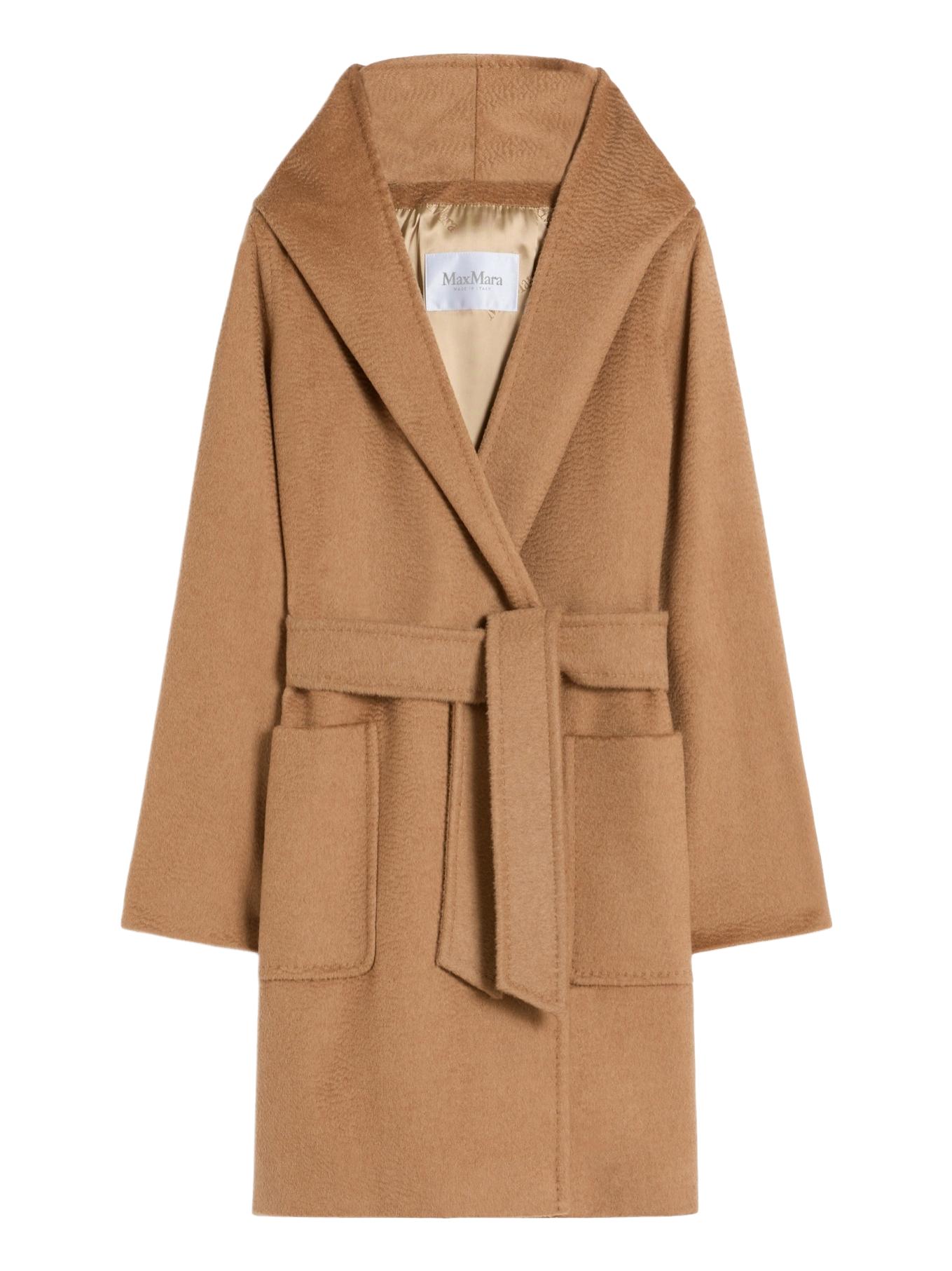 MAX MARA Max Mara Rialto Hooded Belted Coat
