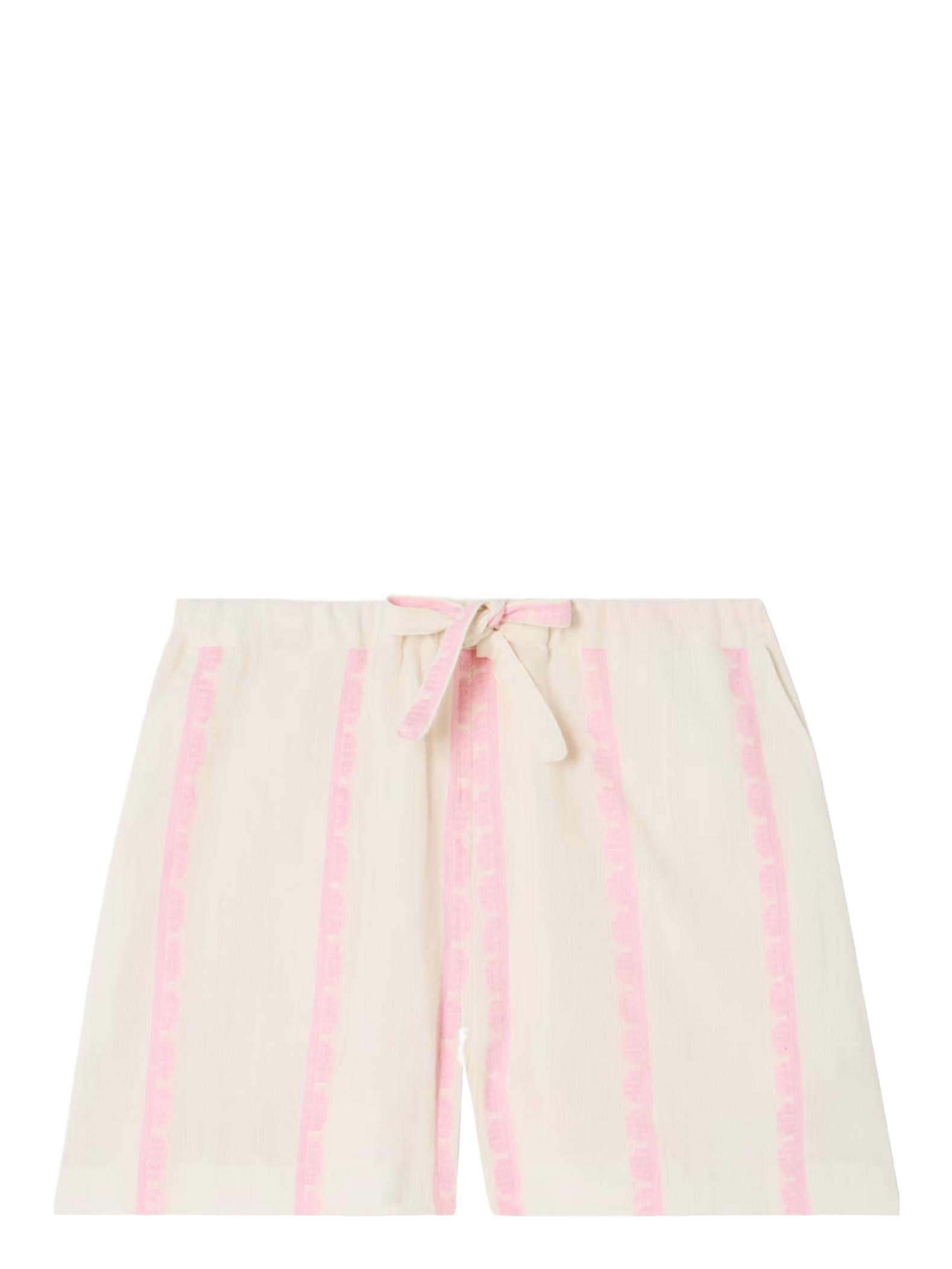 LEMLEM Lemlem Striped Drawstring Waist Shorts
