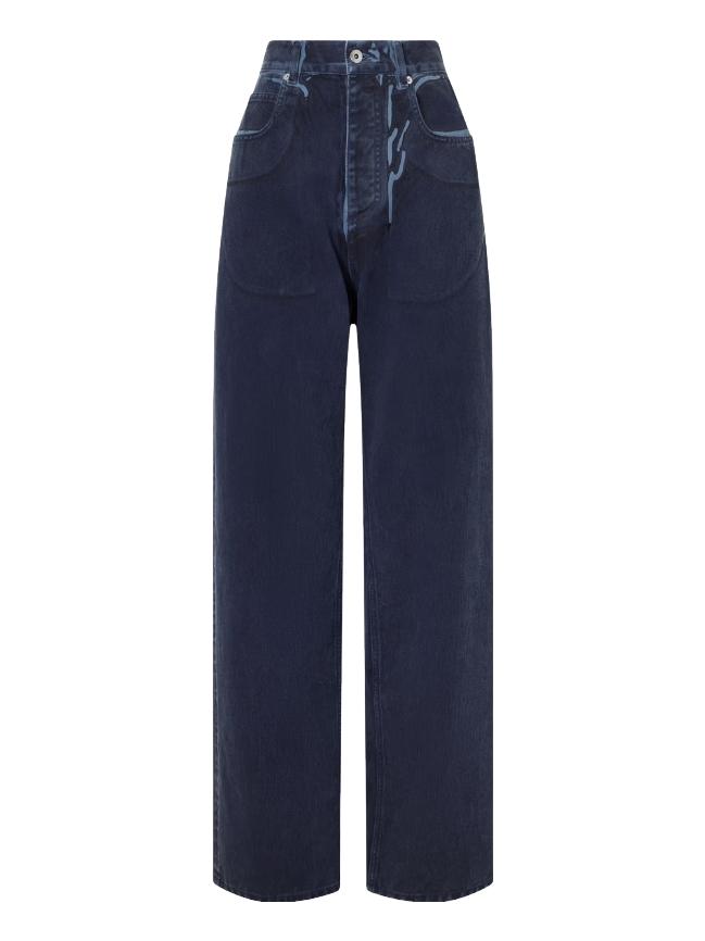 BOTTEGA VENETA Bottega Veneta Overdyed Straight-Leg Jeans