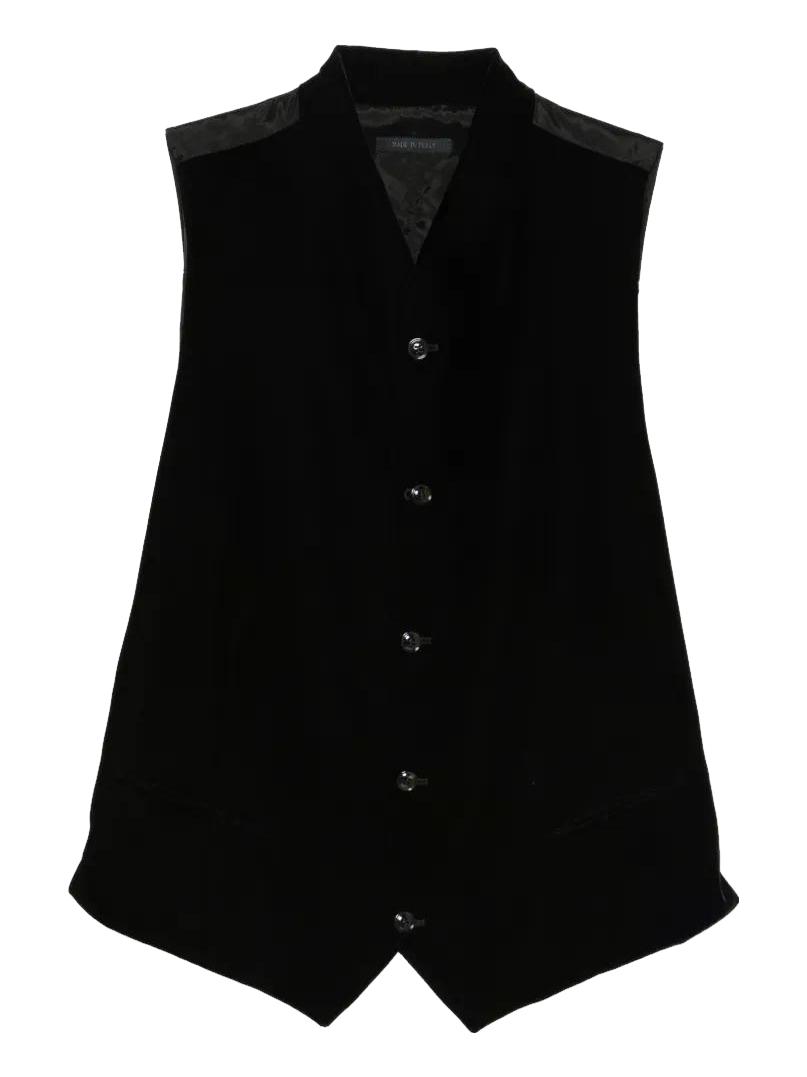 GIORGIO ARMANI Single-Pleat Velvet Cargo Trousers