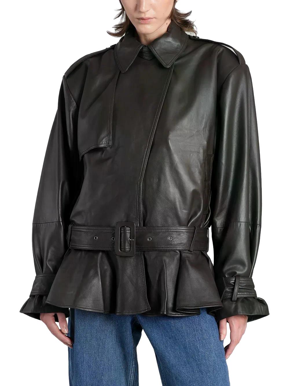 ROTATE BY BIRGER CHRISTENSEN ROTATE BIRGER CHRISTENSEN Leather Biker Jacket