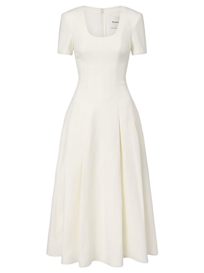 DIOR Christian Dior 2010s Flared Wool Mini Dress