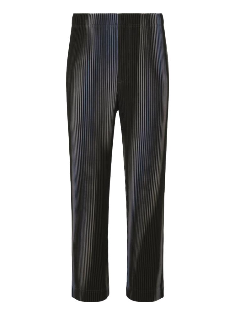 ISSEY MIYAKE Homme Plissé Issey Miyake Plissé-Effect Printed Trousers