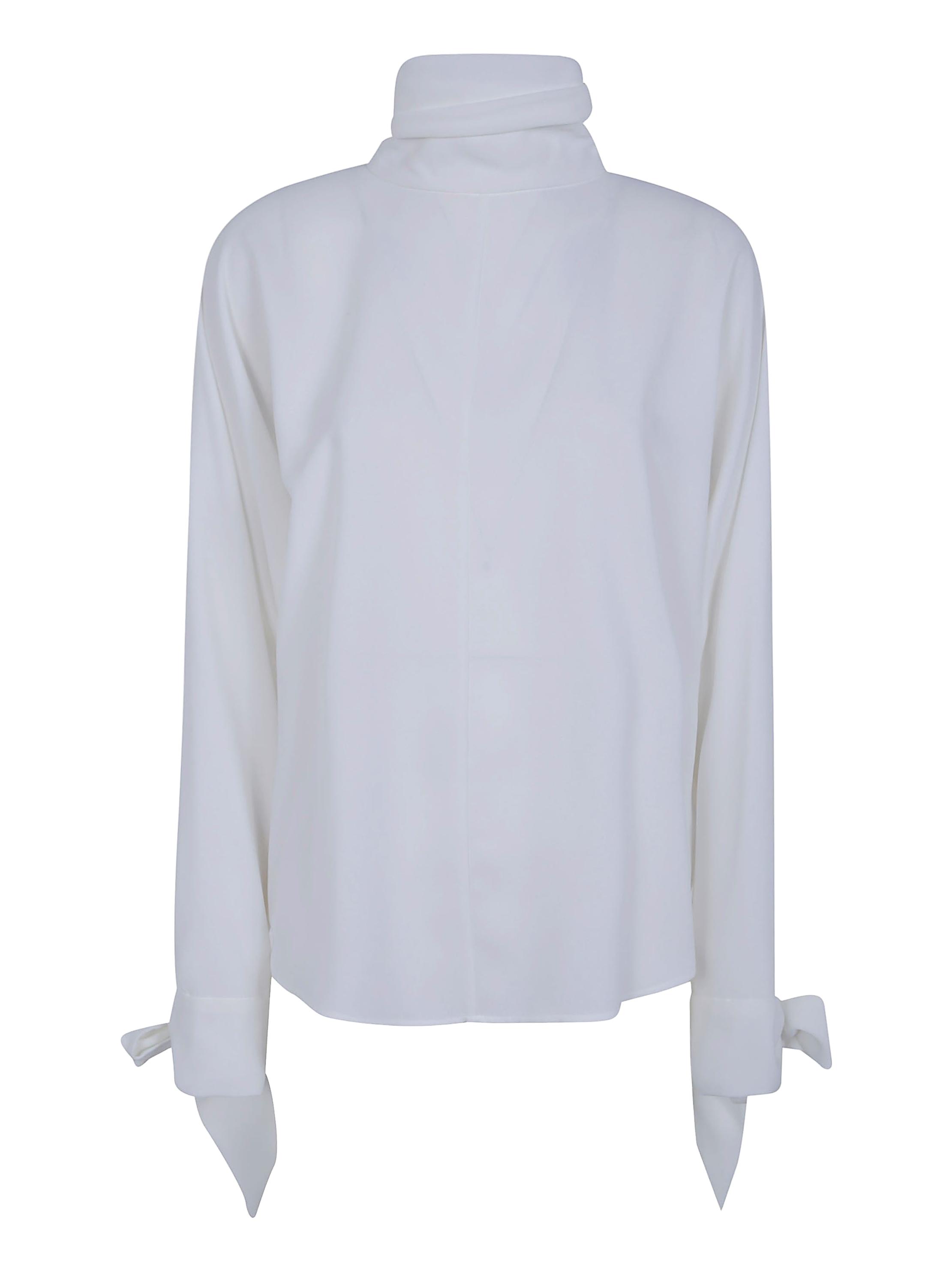 GIVENCHY Givenchy Asymmetric Cotton Poplin Maxi Skirt