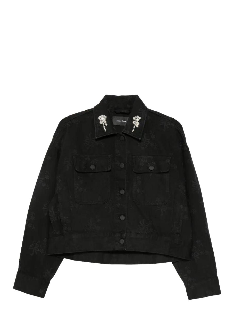 SIMONE ROCHA Simone Rocha Crystal-Embellished Jacquard Jacket
