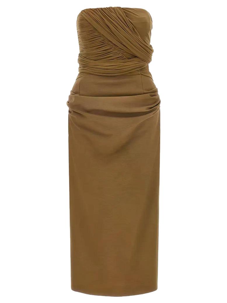 COSTARELLOS Zira Floral-Cut Midi Dress