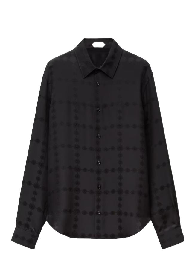VERSACE Versace Jacquard Crêpe Satin Shirt