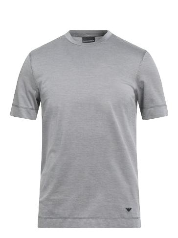 EMPORIO ARMANI man t-shirt midnight blue size xxl lyocell, cotton