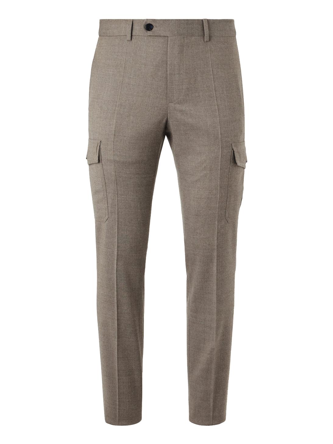 SLOWEAR Slowear Tapered Wool-Blend Flannel Cargo Trousers
