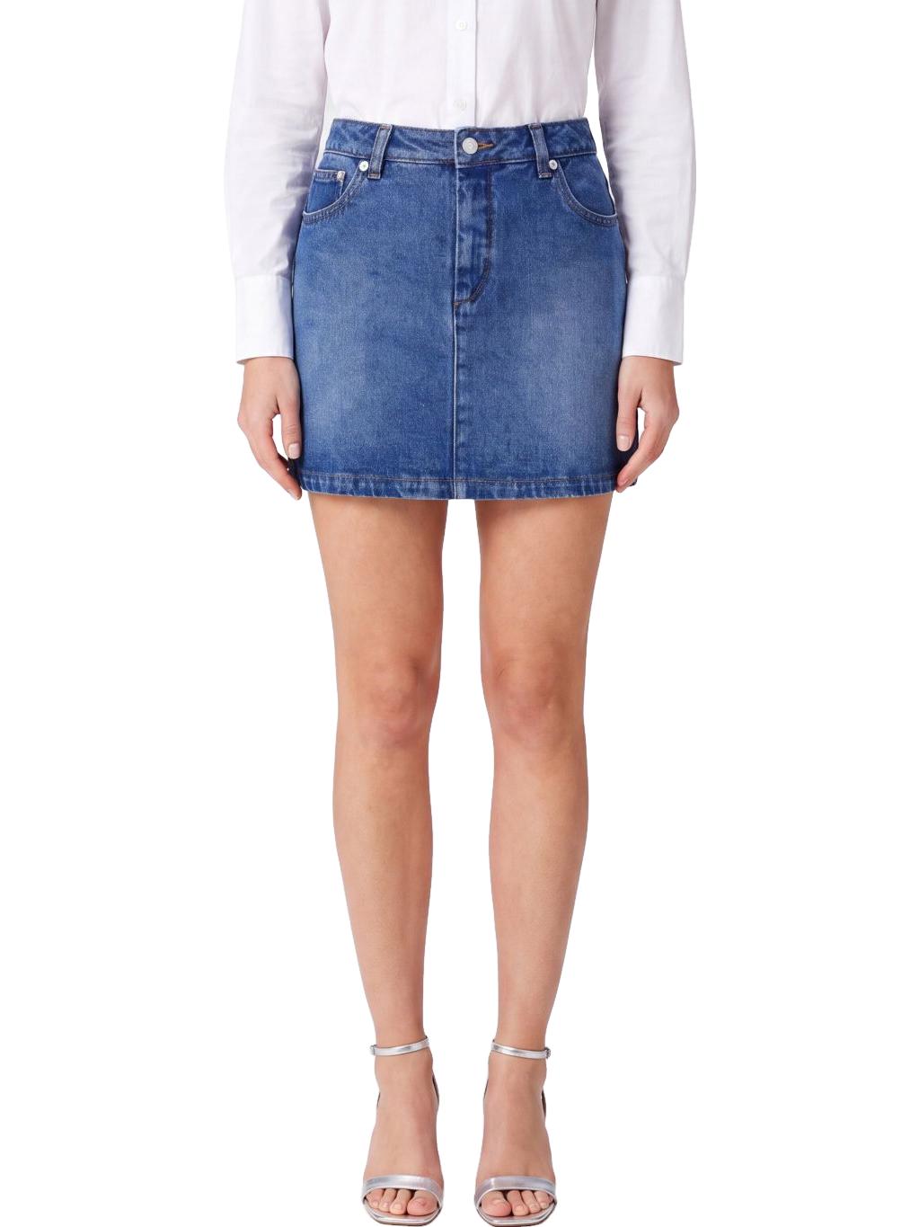 A.P.C. A.P.C. Denim Pencil Mini Skirt