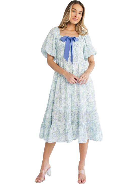 BALTIC BØRN Jane Bow Midi Dress by Baltic Børn