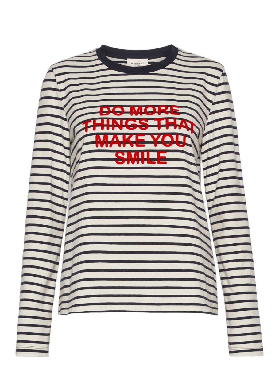 MAX MARA Max Mara Long Sleeve Graphic T-Shirt