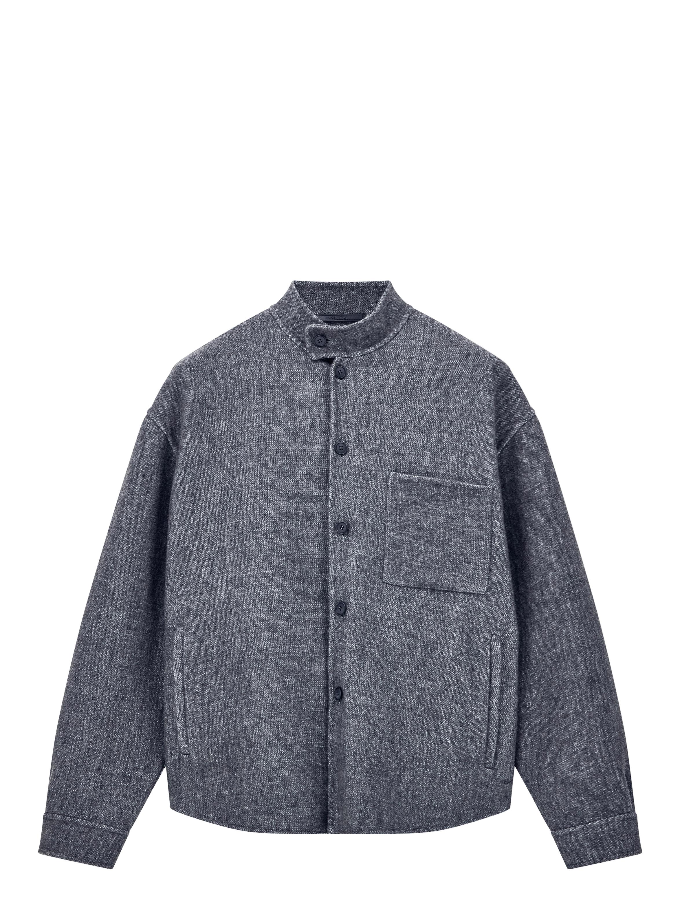 GIORGIO ARMANI shirt oversized in silk and cashmere