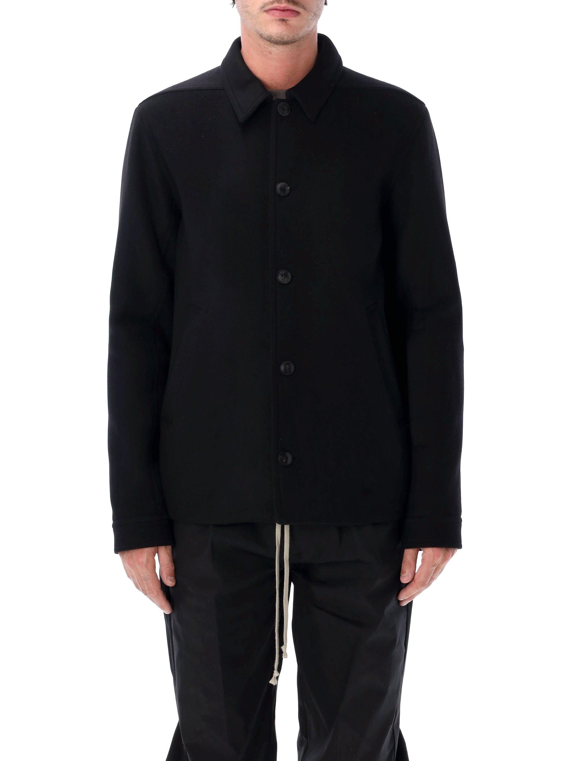 RICK OWENS RICK OWENS Button Front Wool Jacket