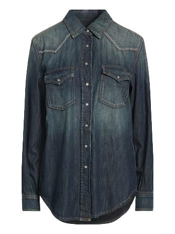 DONDUP DONDUP Denim Shirt with Stud Embellishments