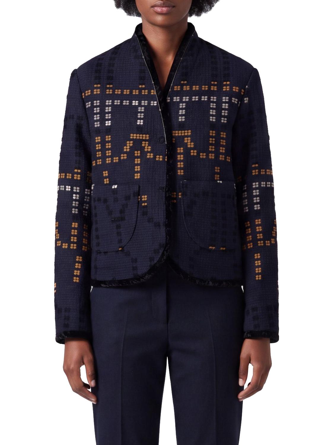 FORTE_FORTE Forte Forte Samarcanda Short Jacquard Jacket