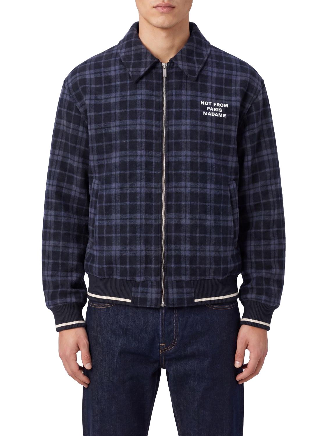 DROLE DE MONSIEUR Drôle De Monsieur Tartan Wool-Blend Shirt Jacket