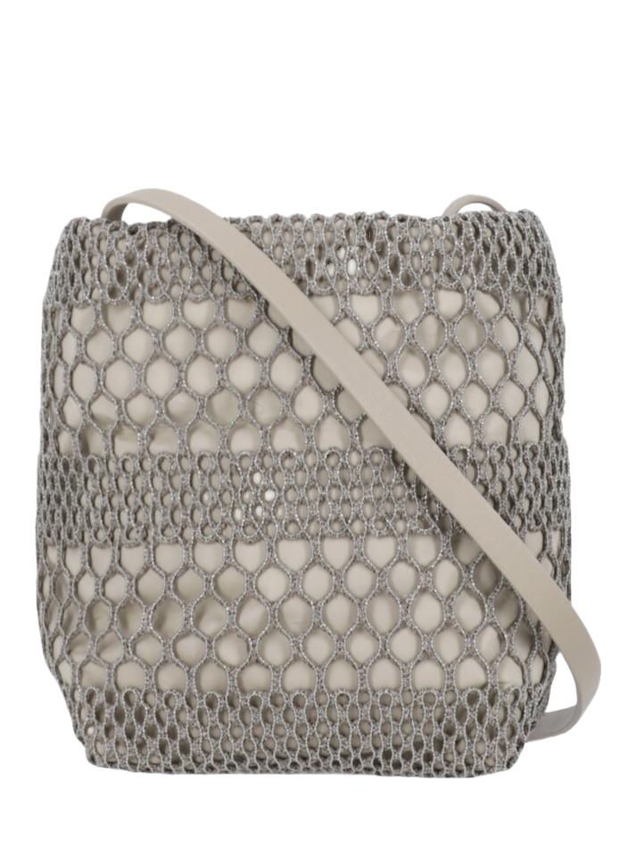 BRUNELLO CUCINELLI Brunello Cucinelli Woven Drawstring Bucket Bag