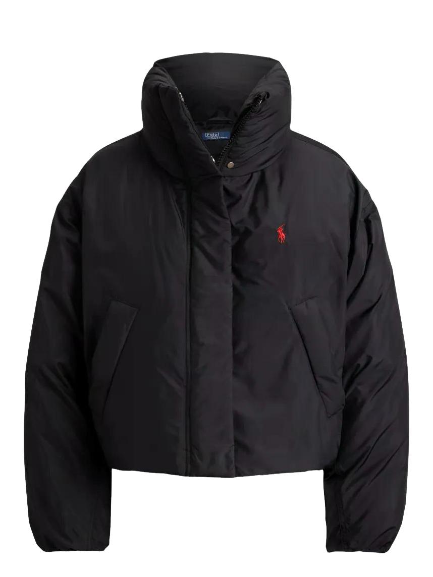 POLO RALPH LAUREN Polo Ralph Lauren Cropped Puffer Jacket with High Neck