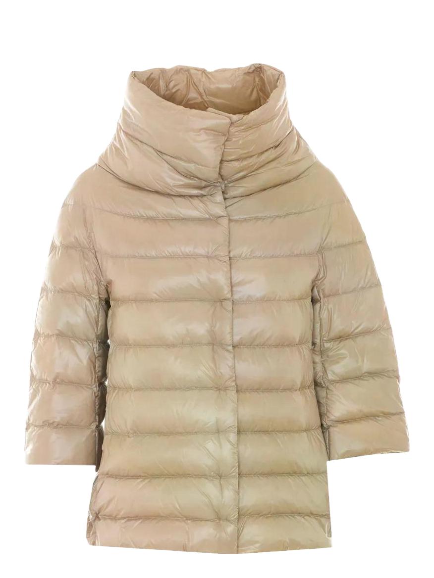 HERNO Puffer Jacket with Cap Sleeves